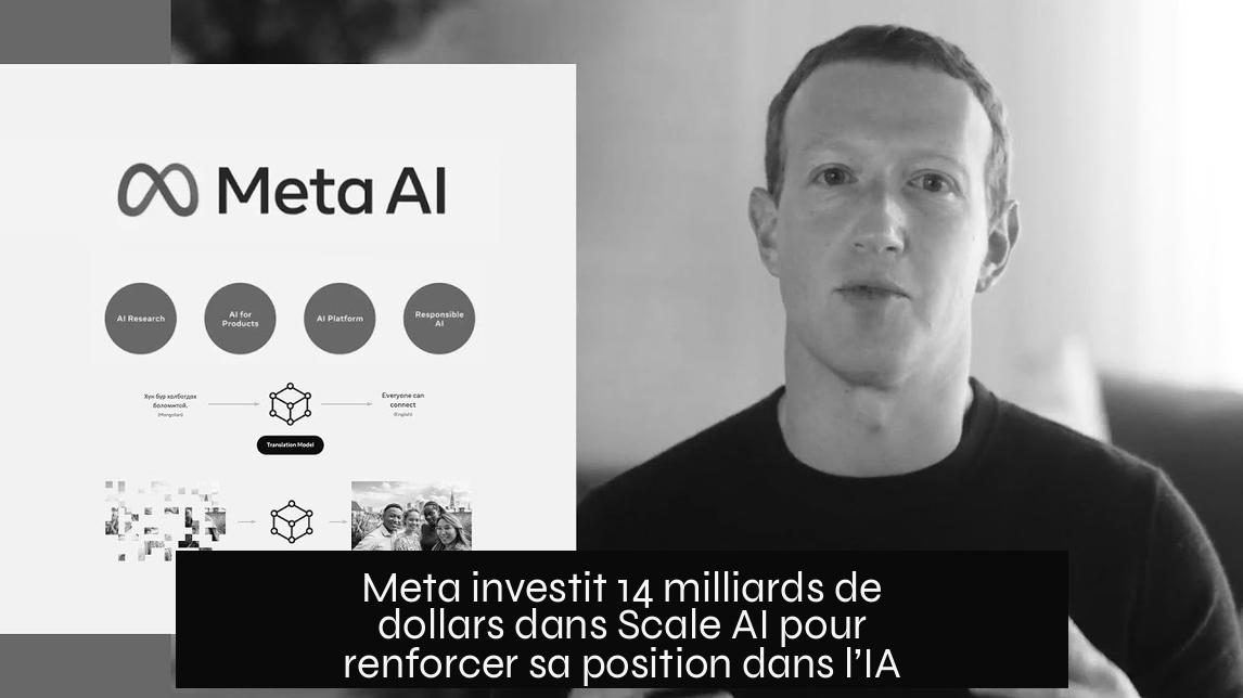 Meta investit 14 milliards de dollars dans Scale AI pour renforcer sa ...