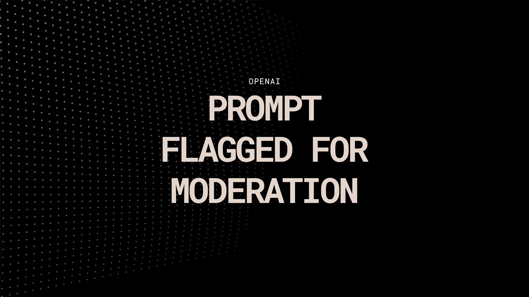Prompt Flagged for Moderation : Comprendre les erreurs et améliorer les ...